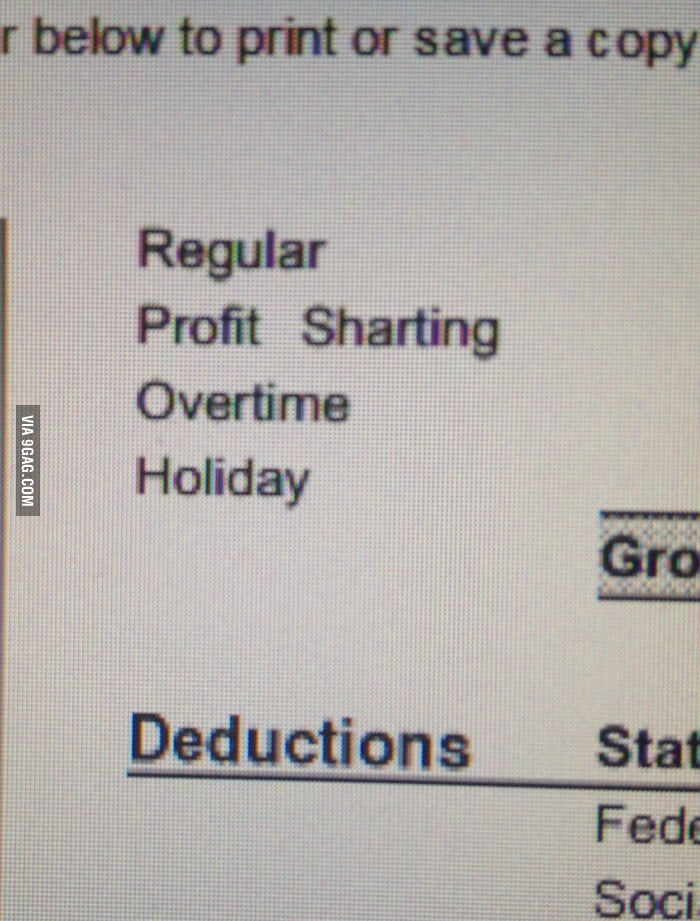 Went To Check Something On My Paycheck 9GAG