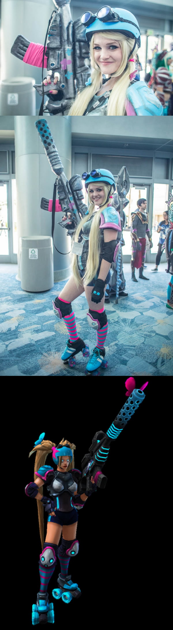 My first-ever cosplay! Roller Derby Nova from Heroes of the Storm at ...