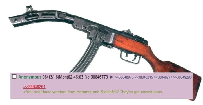 CURVED. GUNS. - 9GAG