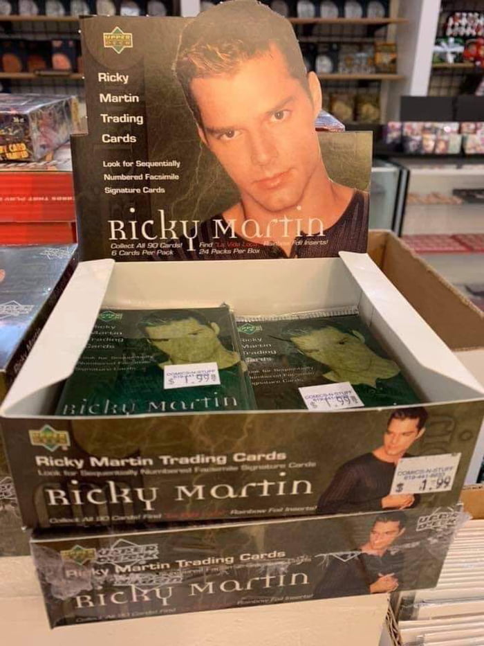 Who is Ricky Martin? what did he do? how can he have a trading card ...