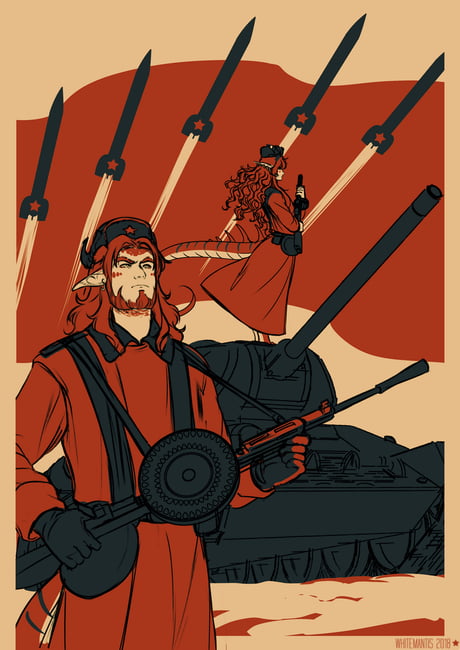 Her staff is 10¾" long, made of D32 Steel, and possessed an avtomat ...