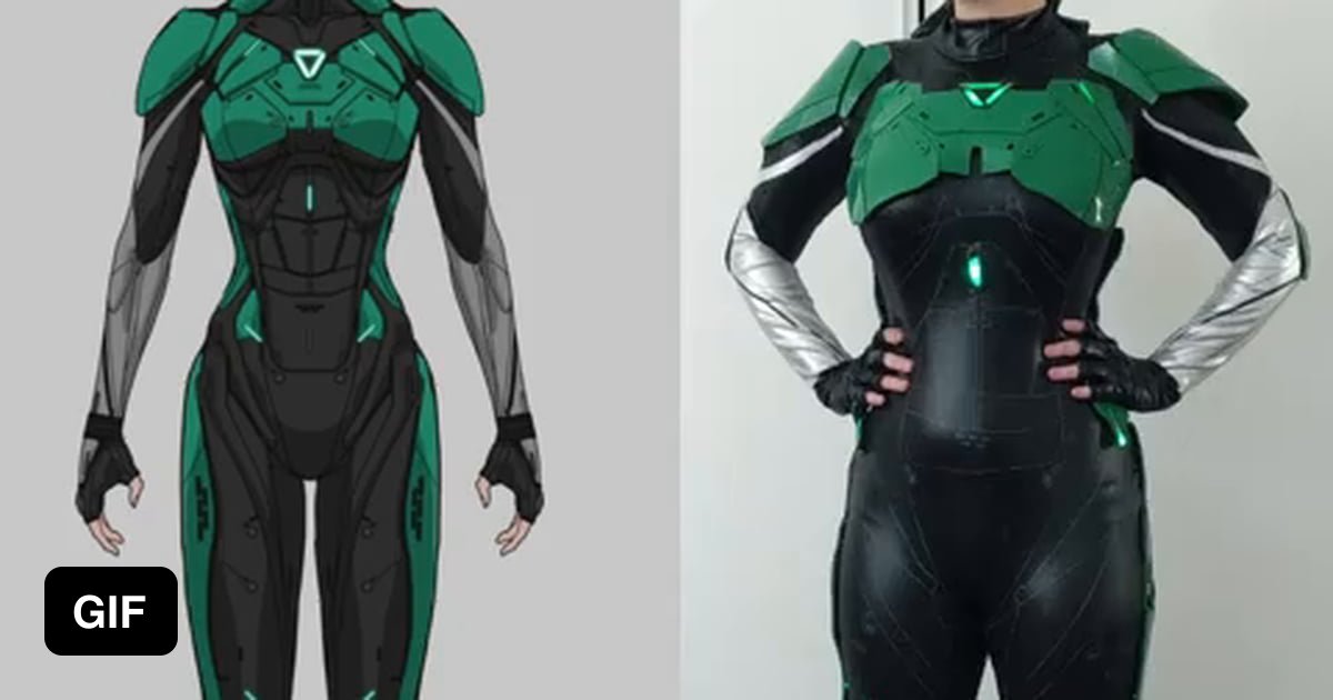 Cammie McCloud (gen:LOCK) Cosplay vs Character turnaround - 9GAG