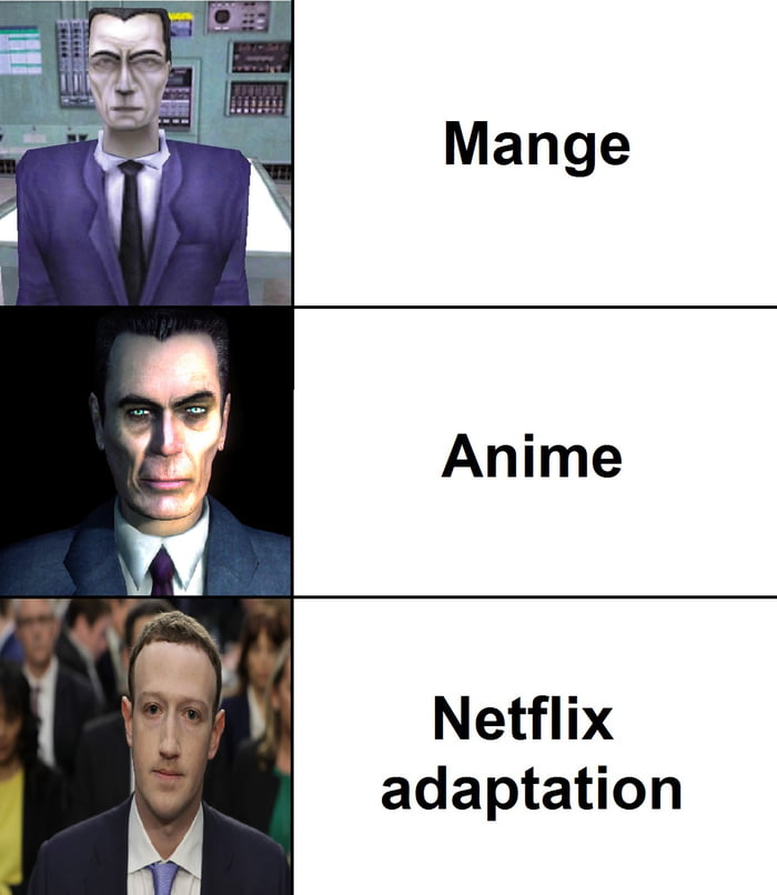 G-Man in Netflix Adaptation - 9GAG