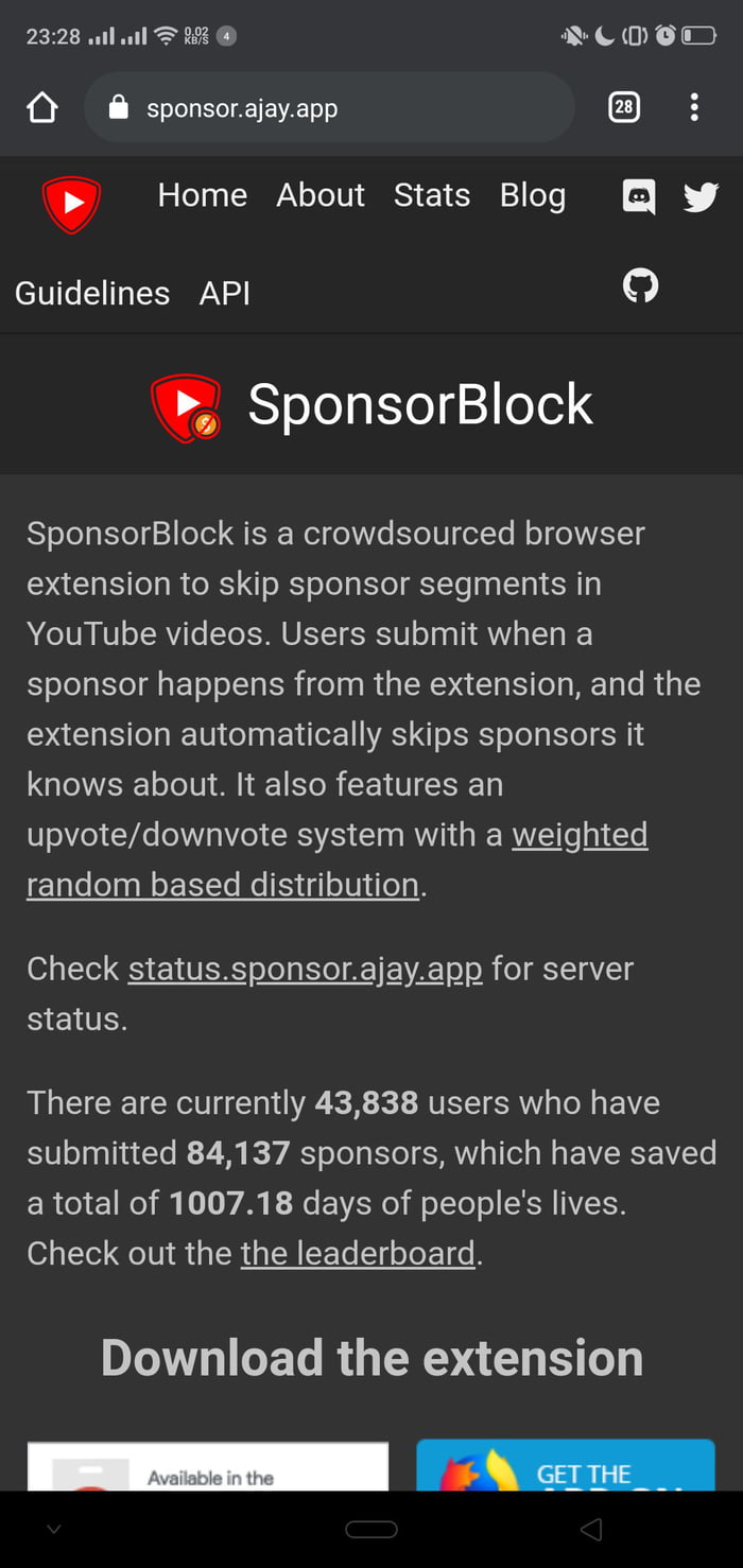 This is an extension that help you skip ad on YouTube that sponsored by youtuber themselves. Not ...