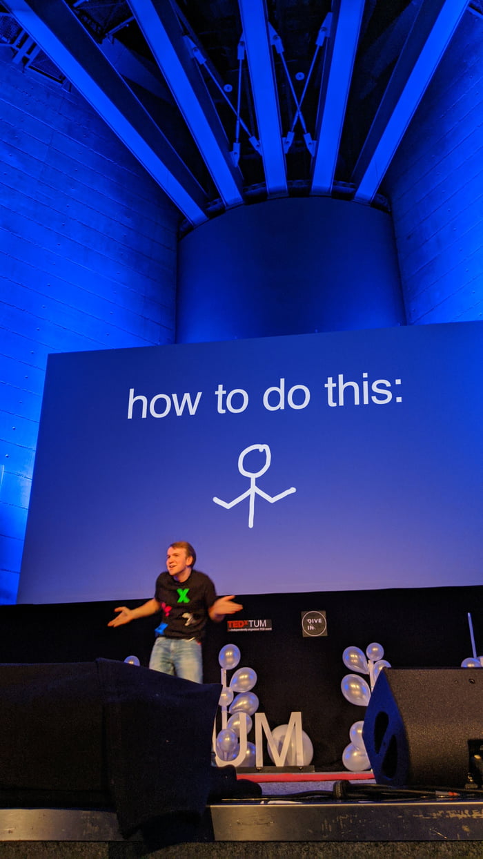 Thank you for coming to my TED talk - 9GAG