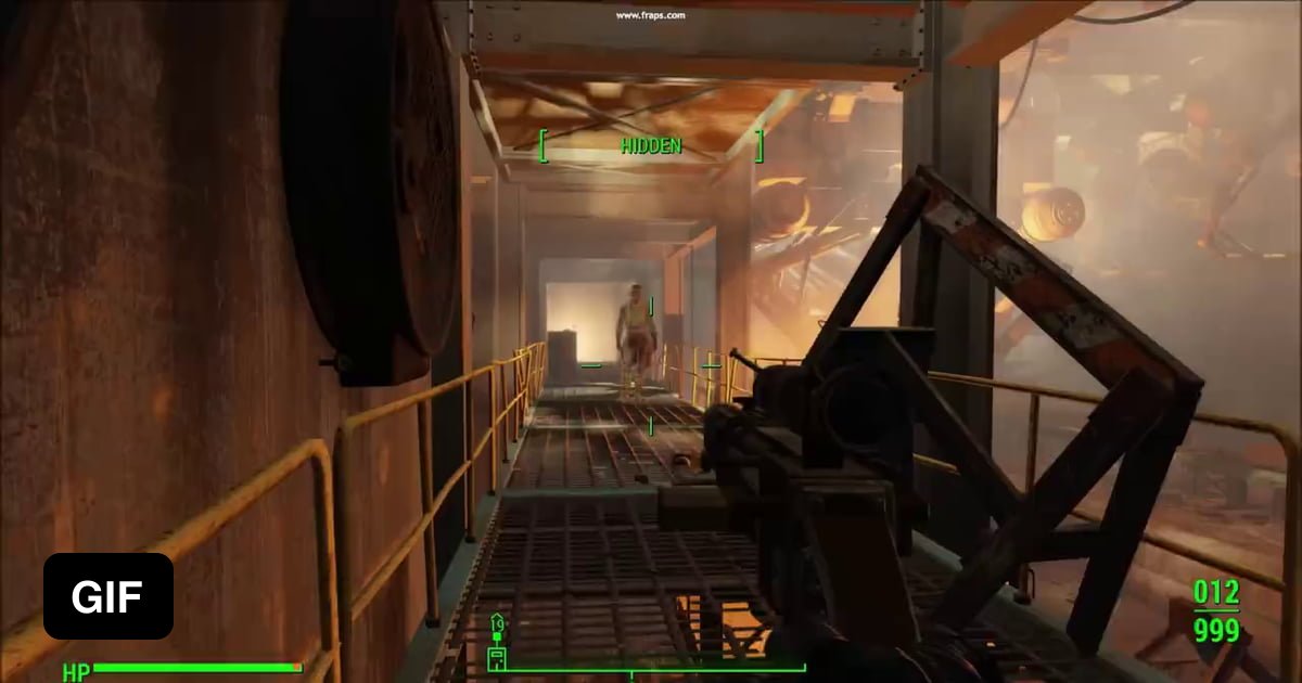 [Fallout 4] Where did she hide that?! - 9GAG