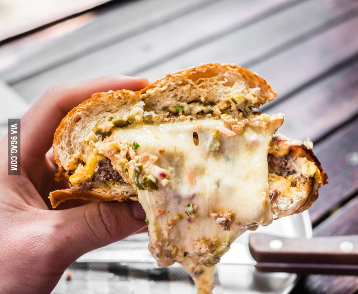 The "Cheezus" burger - 9GAG