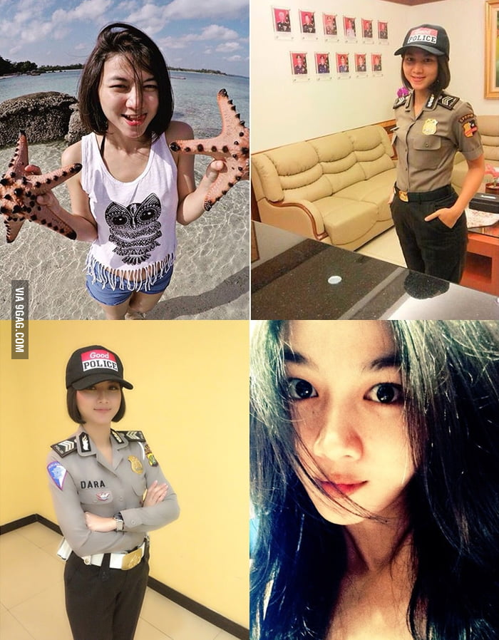 Meet dara intan, the gorgeous police woman from Indonesia - 9GAG