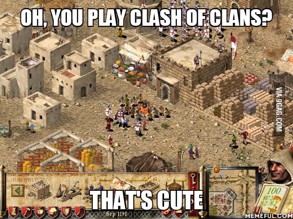 Stronghold Crusader Never gets old - 9GAG