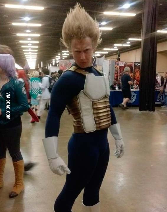 This is the best Vegeta cosplay I've ever seen - 9GAG