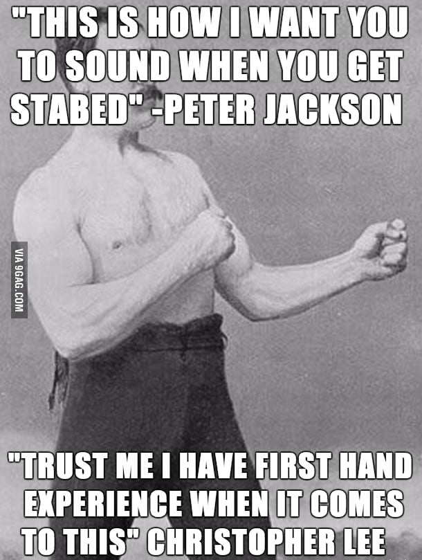 RIP Christopher Lee - 9GAG