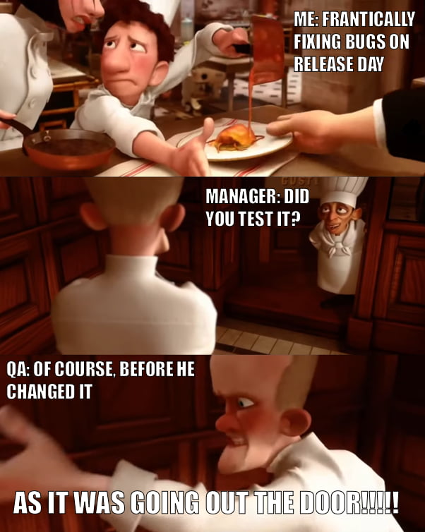 He changed it AS IT WAS GOING OUT THE DOOR - 9GAG