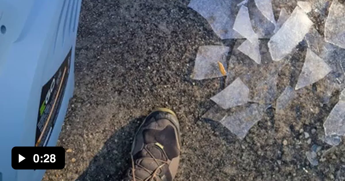 Quick way of dealing with pesky driveway slush - 9GAG