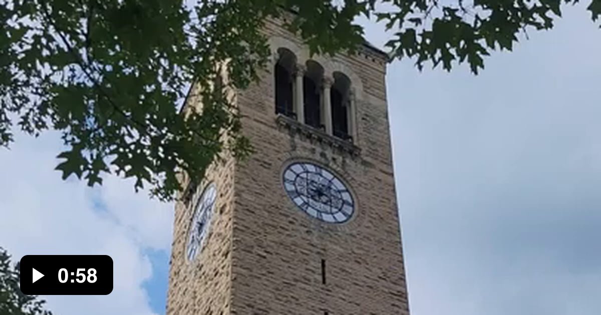 Concerning Hobbits being played on the Cornell Clock Tower today! - 9GAG