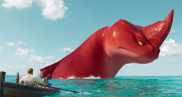 The Red Bluster from The Sea Beast looks more like a Pokemon than the ...