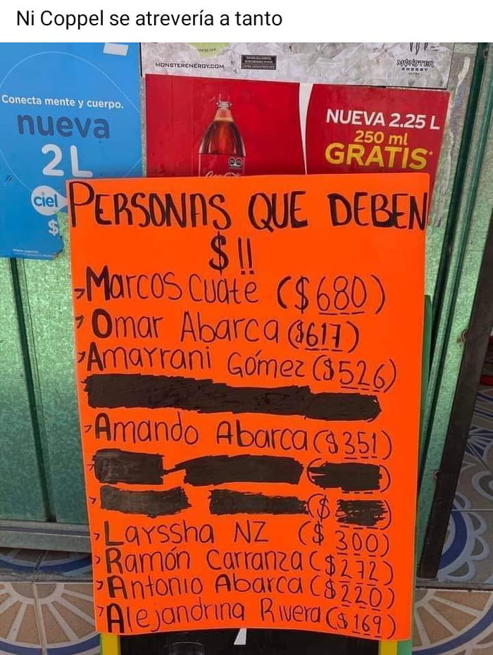 La Chichona De La Tiendita Ya No Me Quiere Fiar 9gag