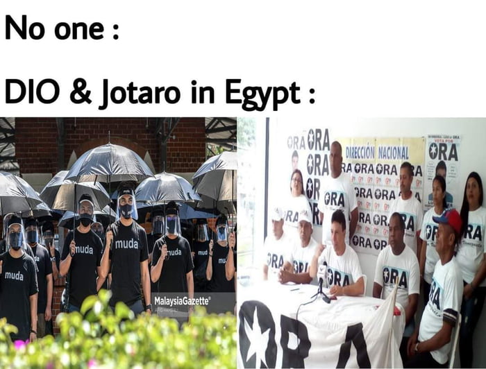 JOJO reference... - 9GAG