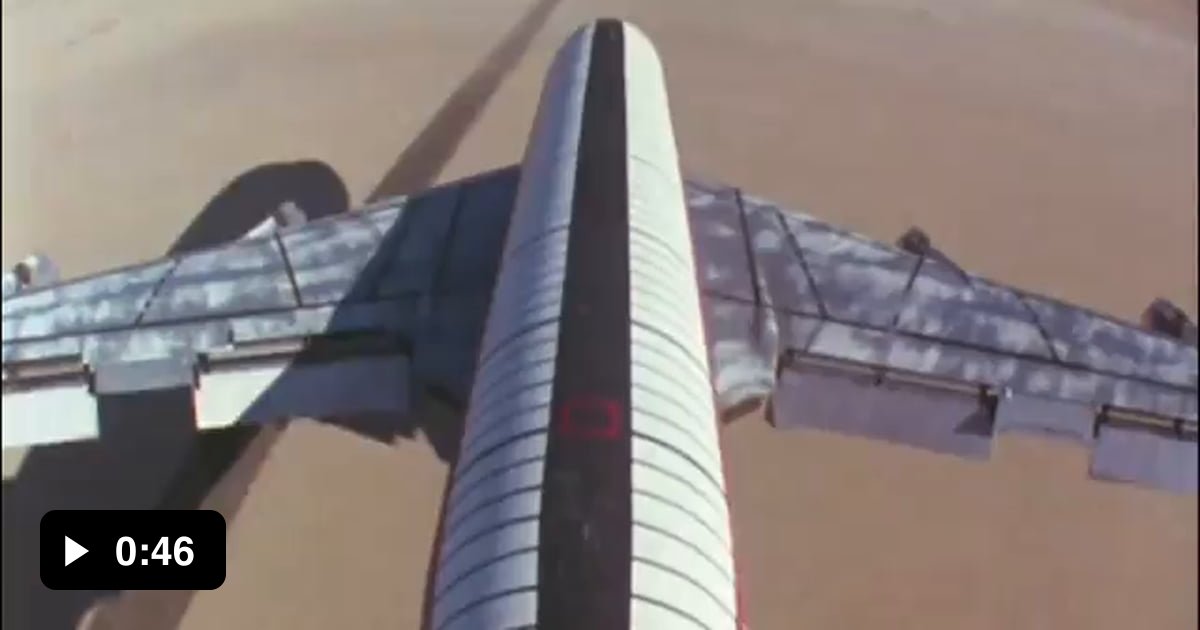 In 1984, the FAA and NASA purposefully chrashed a Boeing 720 to develop ...