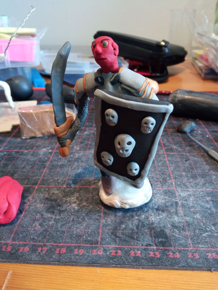 Efreet Mini I sculpted for my adventure - 9GAG