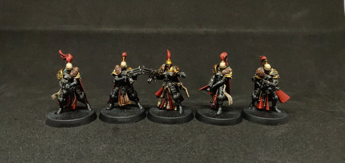 I've just finish my first Prosecutor squad for my Custodes armie ...