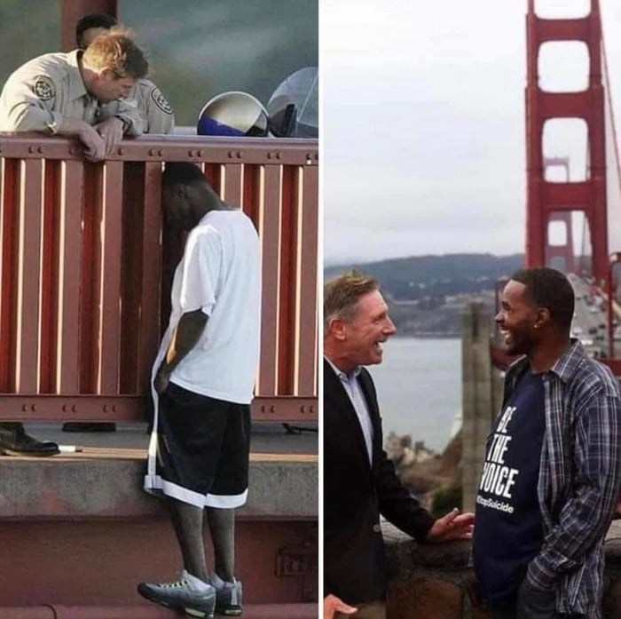 In 2005 Kevin Berthia went to the Golden Gate Bridge to end his life ...
