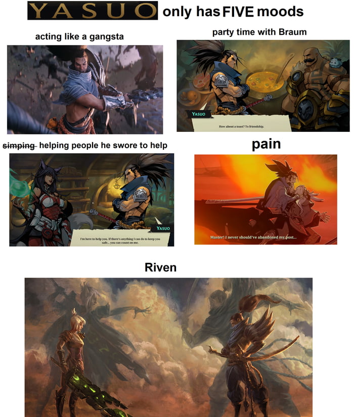Yasuo lore meme - 9GAG