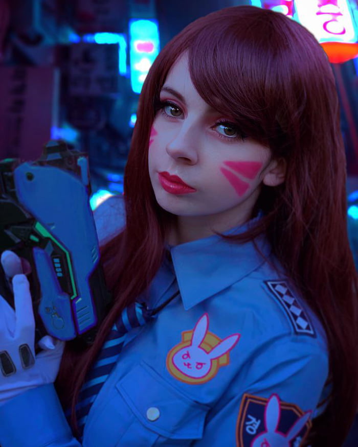 Officer D.va overwatch cosplay by Pastelkryssiekat - 9GAG