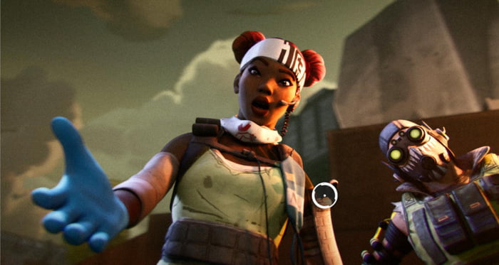 Lifeline's face has a perfect :O - 9GAG