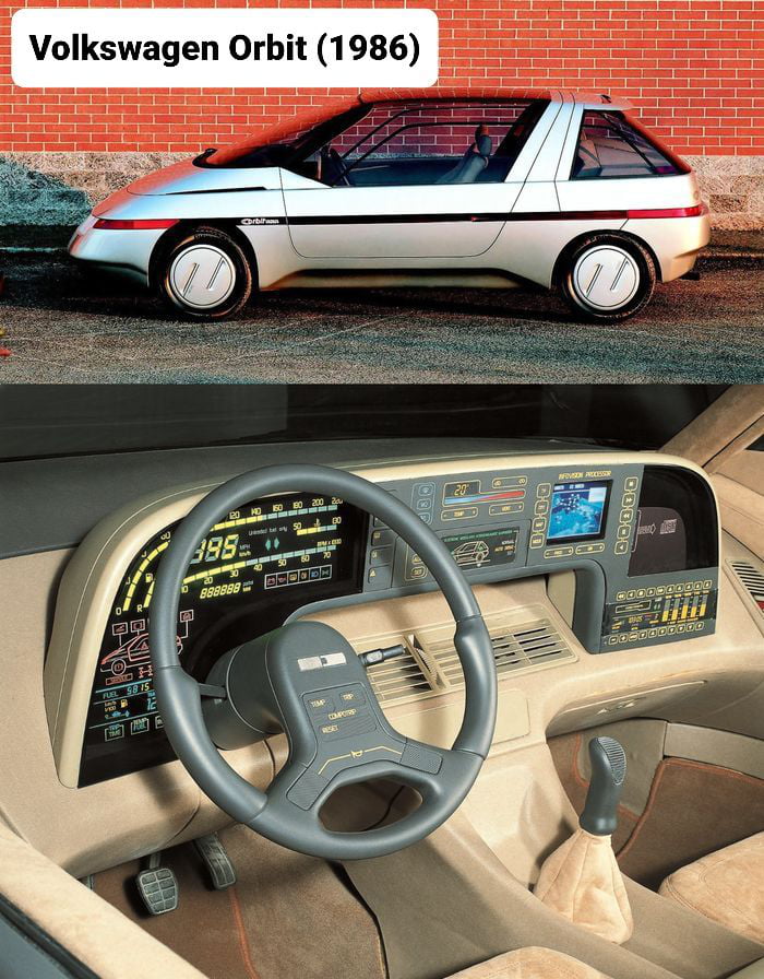 Weird Concept Cars - Volkswagen Orbit (1986) - 9GAG