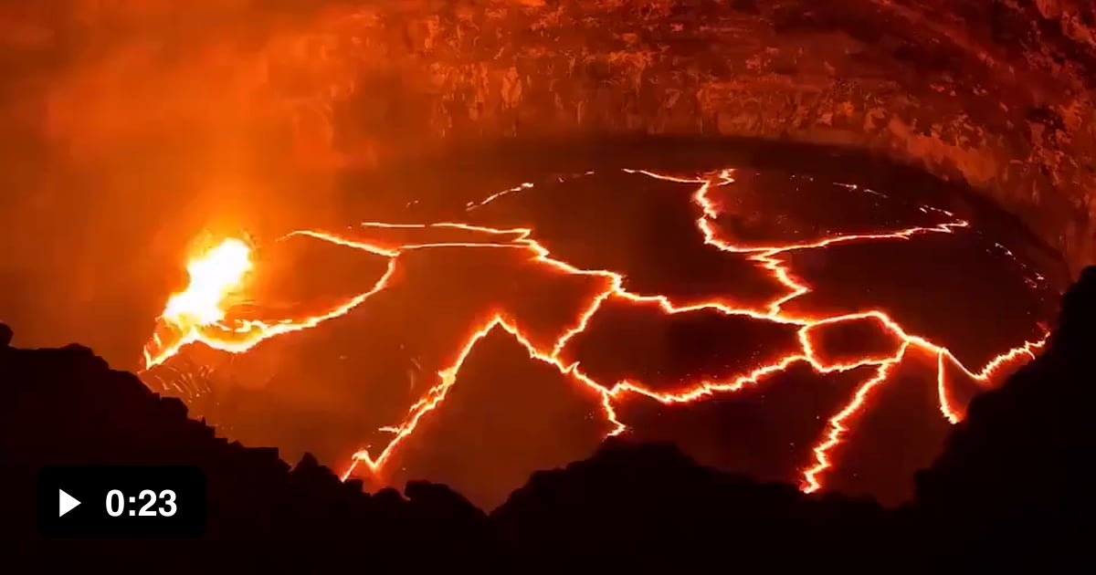 Mesmerizing time-lapse video of lava flows at Hawaii's Kilauea volcano ...