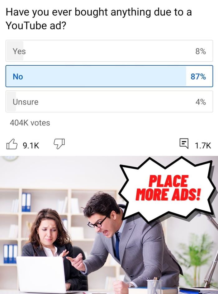 MOAR YOUTUBE ADS!! - 9GAG