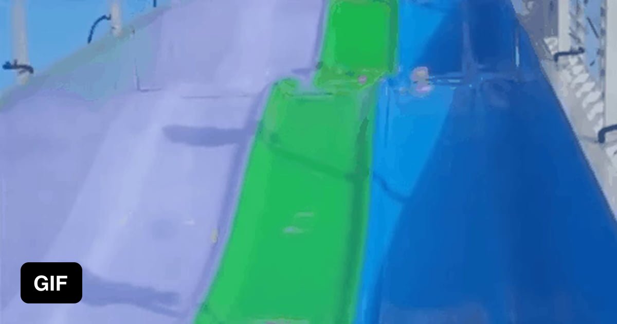 Watch this happy dog go on a slide.. - 9GAG