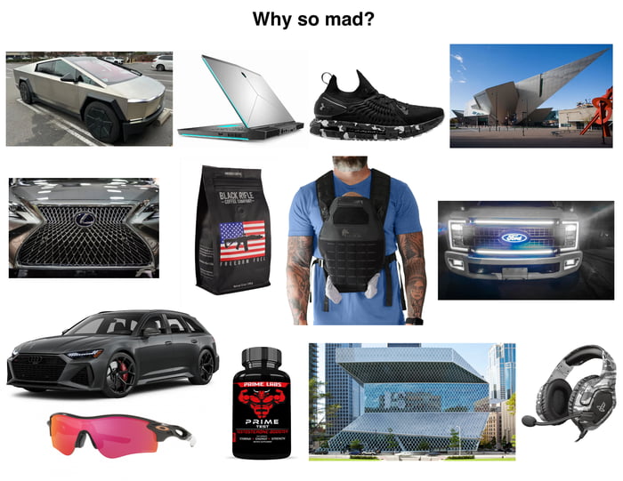 Unnecessarily hostile and angry design starter pack - 9GAG