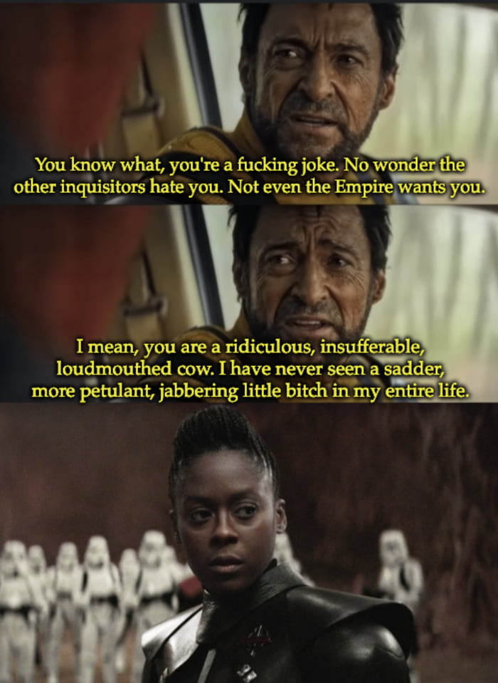 Wolverine cuts deep once again without even using his claws. - 9GAG