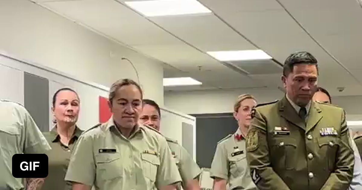 This is the New Zealand Army performing Haka! - 9GAG