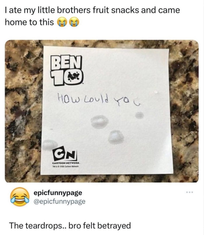 That’s a core memory for lil bro - 9GAG