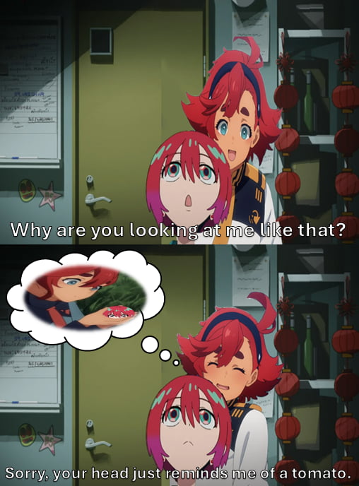 Suletta Loves Machu's Head - 9GAG