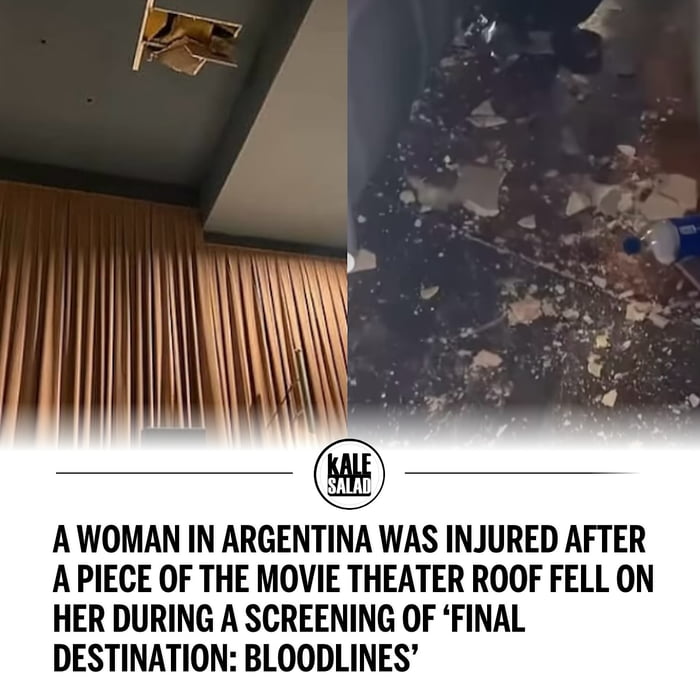 Talk about immersive cinema. Final Destination: Real Life Edition. - 9GAG