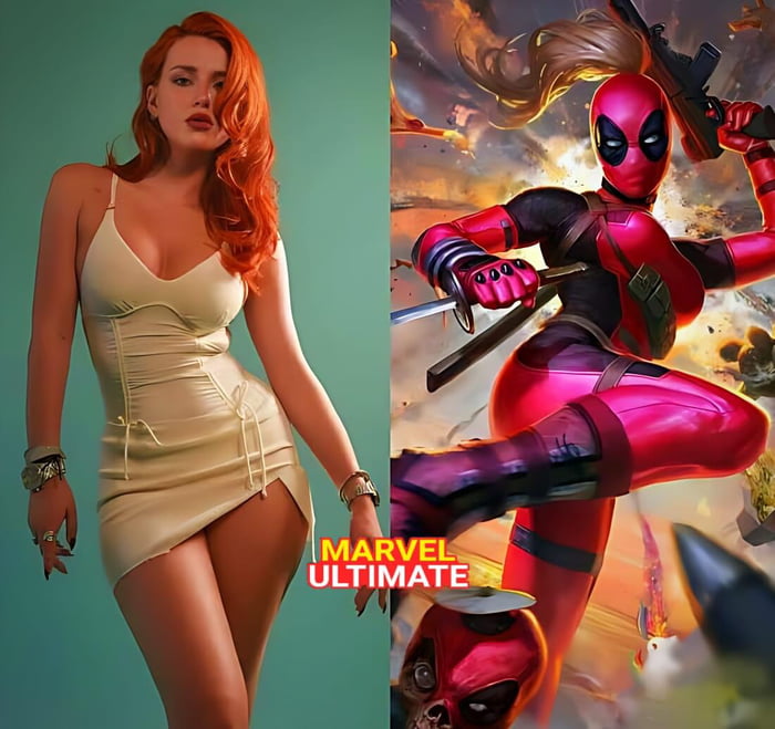 Bella Thorne is Lady Deadpool - 9GAG