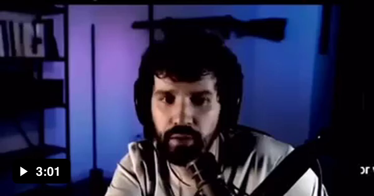 Streamer reacts to a fake government official that is clearly AI ...