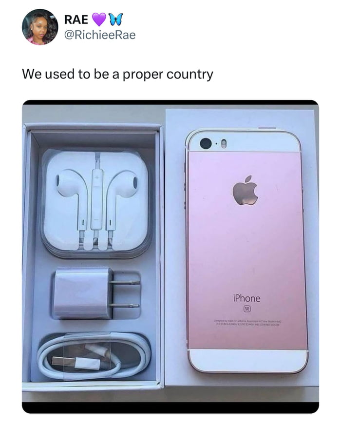 Remember when phones came with everything in the box? - 9GAG