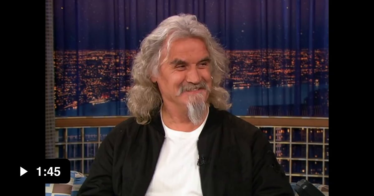 Billy Connolly tells Conan why he pissed off a Nobel prize winner and ...