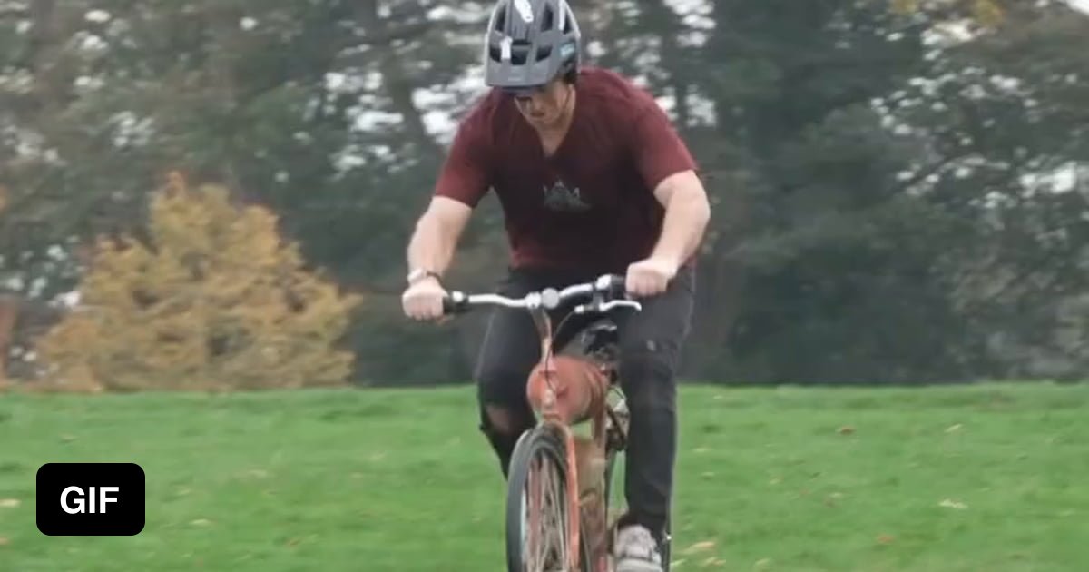 Floppy bike for more kinetic ride. - 9GAG