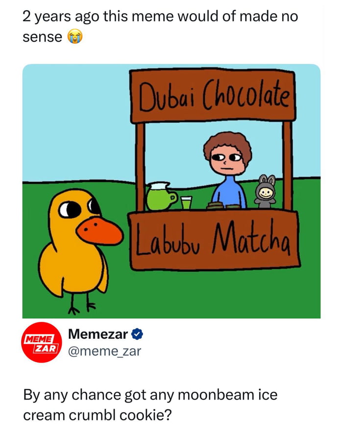 This meme is a perfect example of how quickly trends come and go. - 9GAG