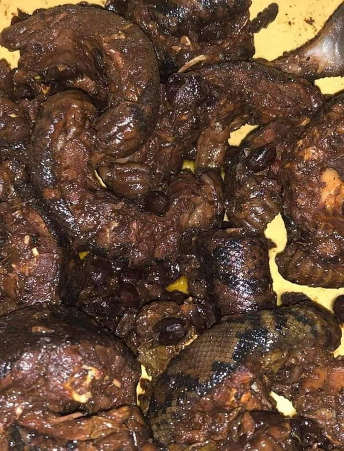 Chicken adobo with something else that's reptilian - 9GAG