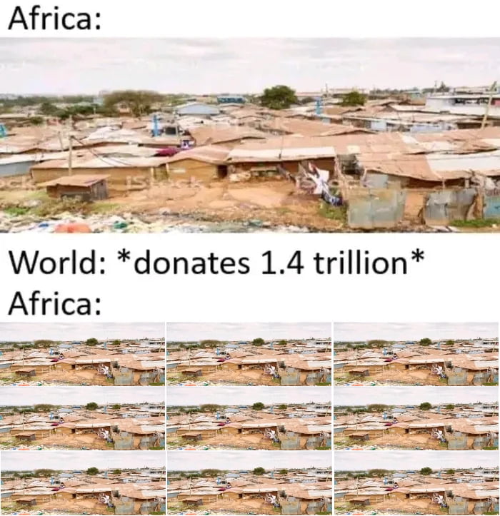 Funny how we were donating money my entire life but they still need ...