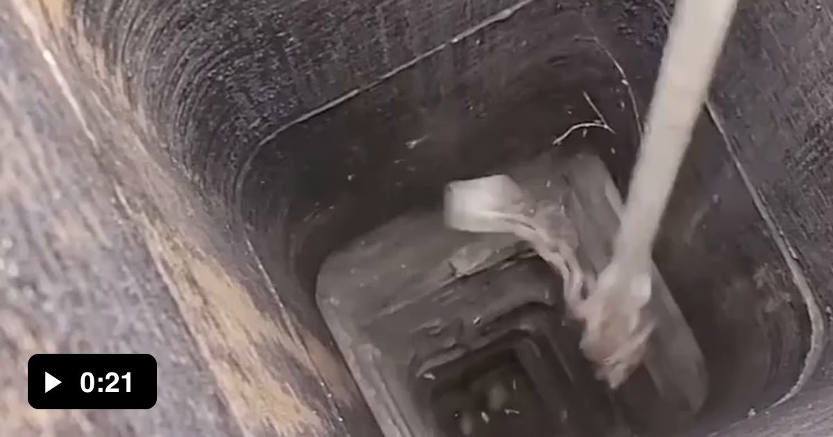Smashing the old lining of a chimney - 9GAG