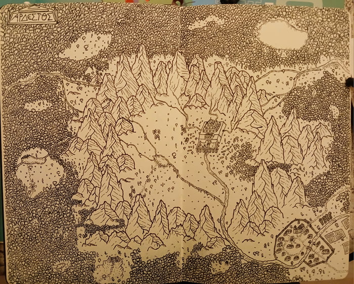 Hand drawn map #3. Hope this one spark a little joy. - 9GAG