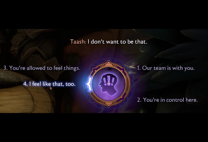 Imagine AAA ROLE-play game, were you're not allowed to play as bad ...