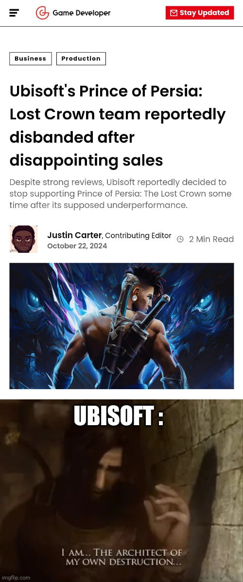 Prince of Persia is dead and buried. - 9GAG